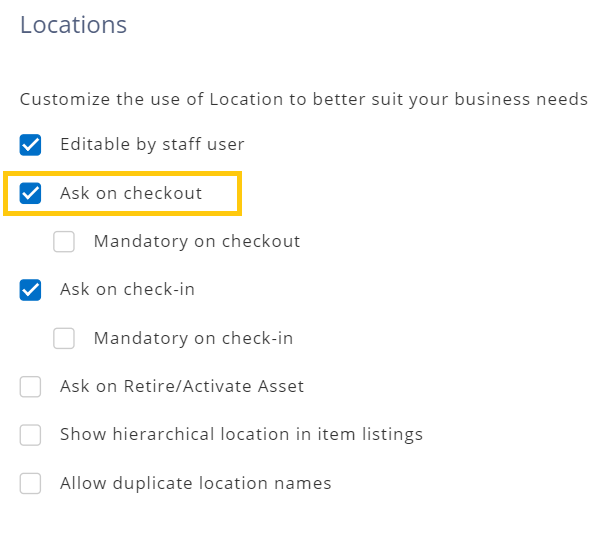 Item Reservations in EZOfficeInventory