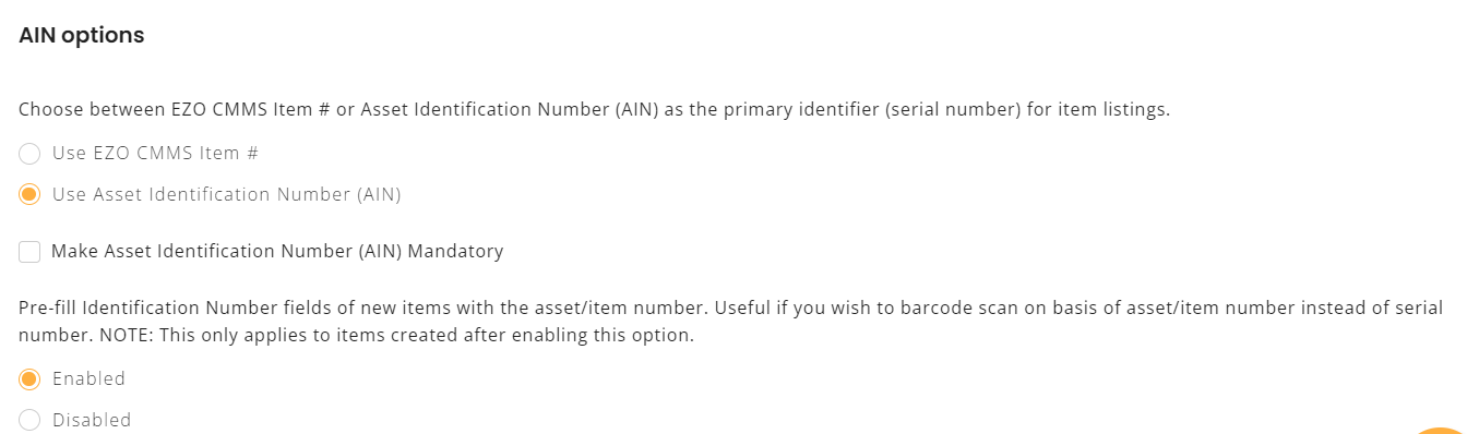 How can I use my own serial numbers in EZO CMMS? - EZO.io