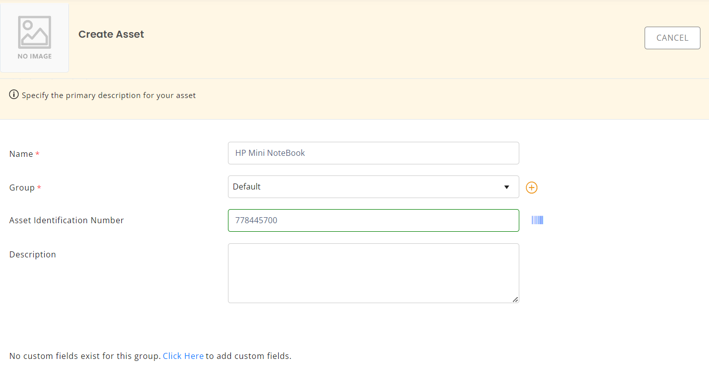 How to create new assets/asset stock/inventory via scanning in EZO CMMS ...