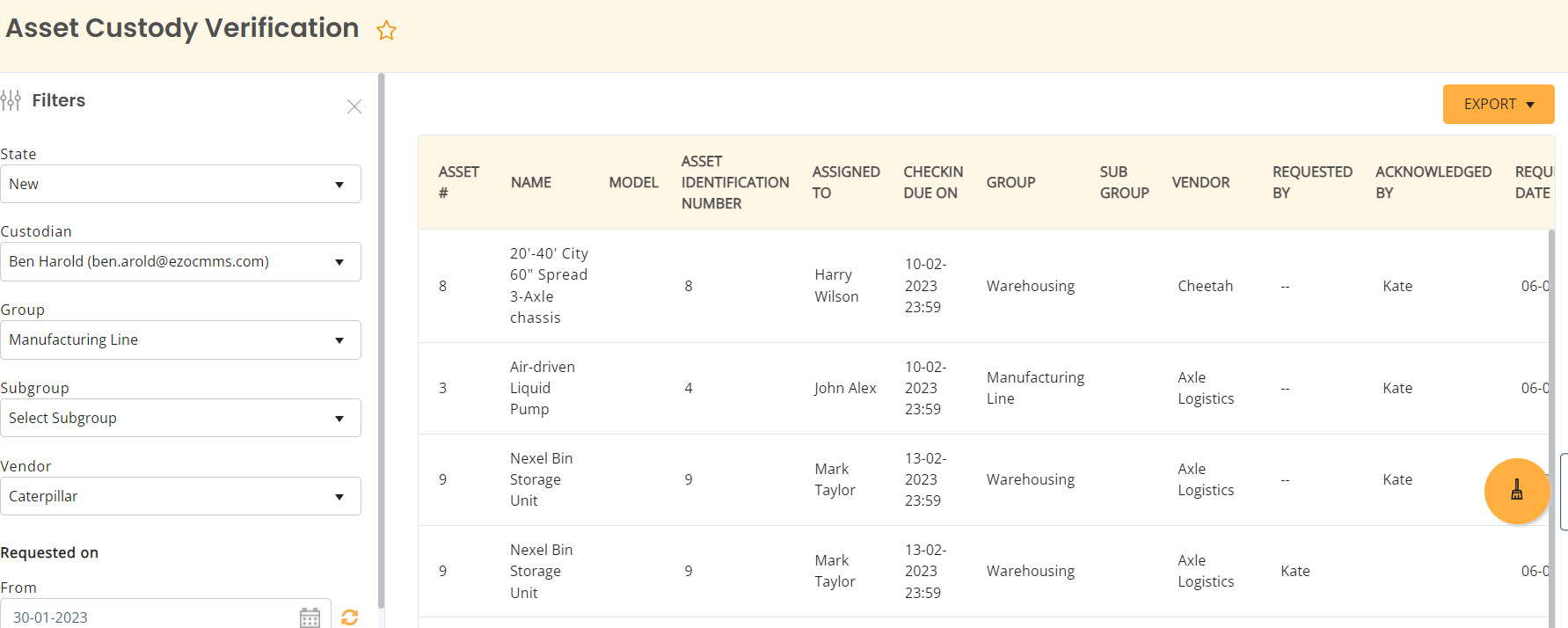 [How-to] Perform Custody Audit in EZO CMMS - EZO.io